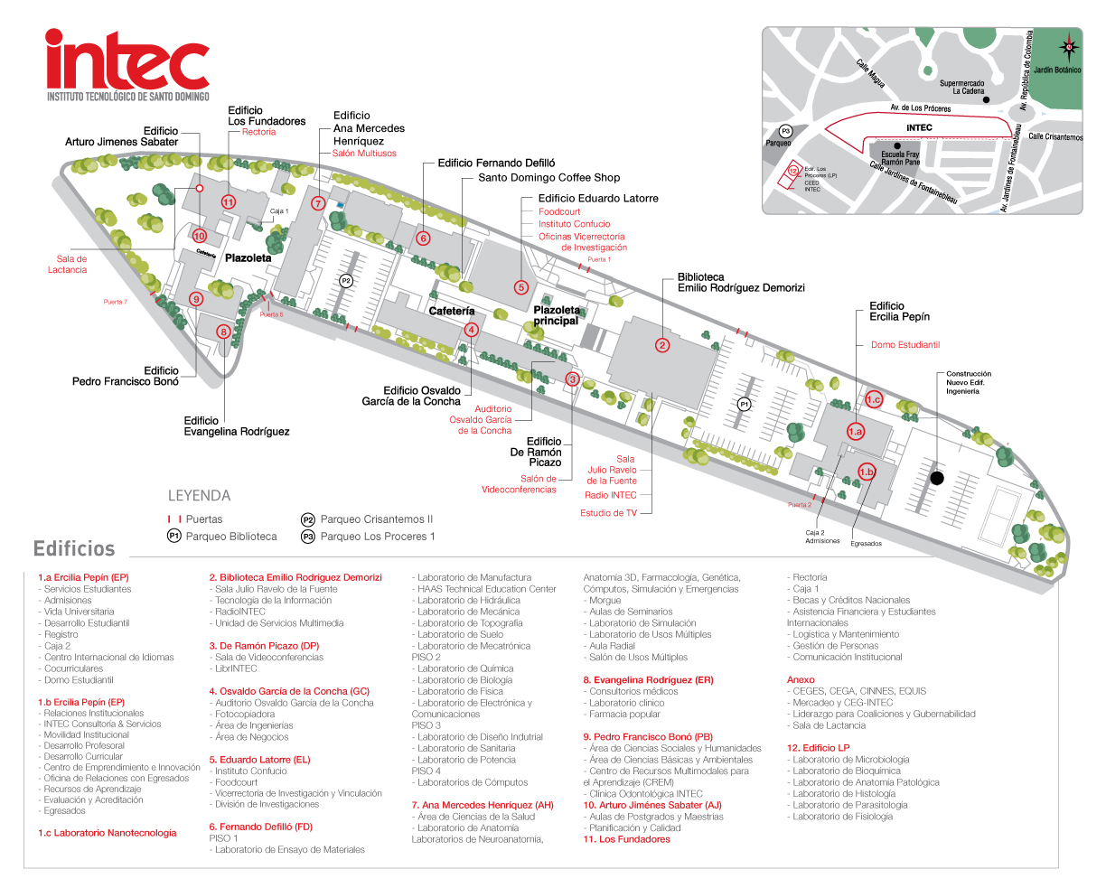 Instituto Tecnológico de Santo Domingo - Conoce El Campus