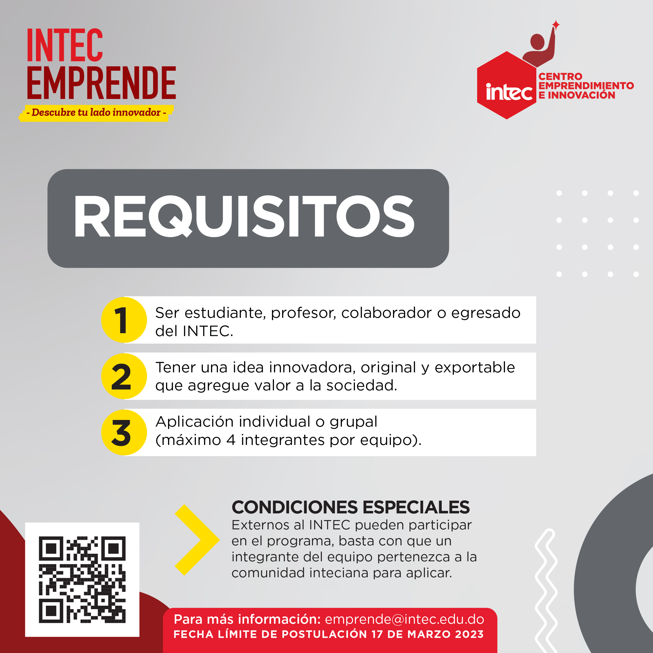 Instituto Tecnológico de Santo Domingo - ¿Ya tienes una idea de negocio ...